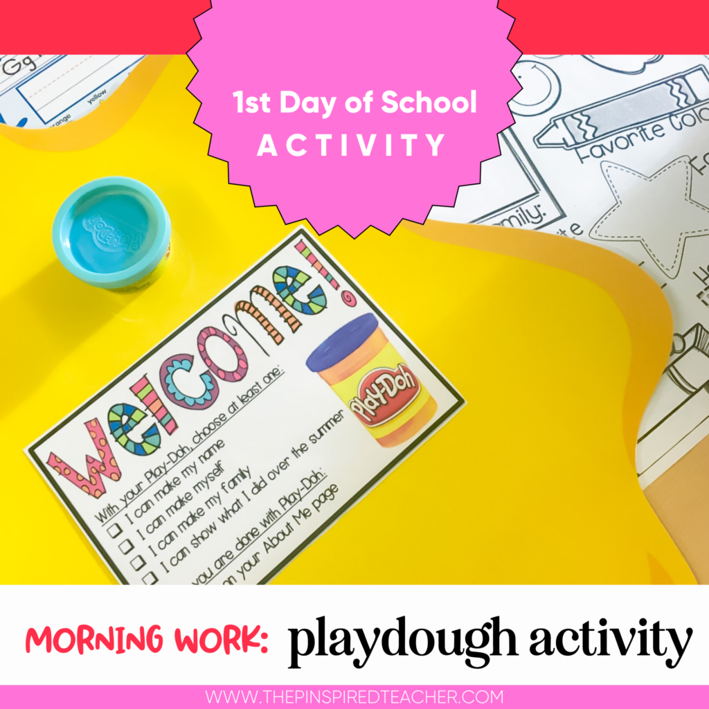 FIRST DAY OF SCHOOL ACTIVITIES FOR 2ND GRADE BY THE PINSPIRED TEACHER 5