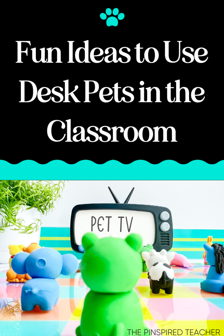 Desk Pets in the Classroom: Free Printables and Ideas | The Pinspired ...