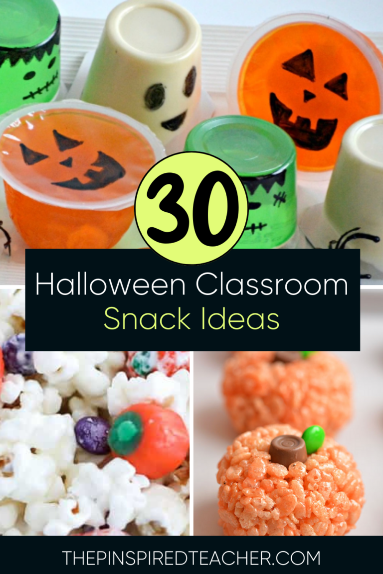 30 Halloween Classroom Snack Ideas: Easy Halloween Treats and Healthy ...